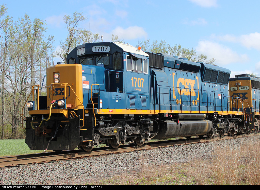 CSXT 1707 on CSAO CA-11